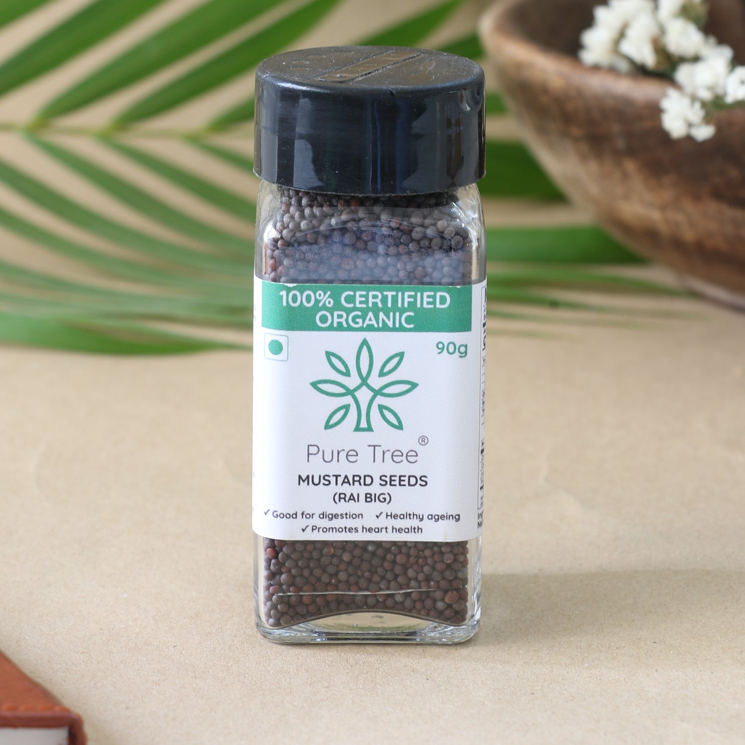 Certified Organic Big Mustard Seeds | Rai – Puretree Foods