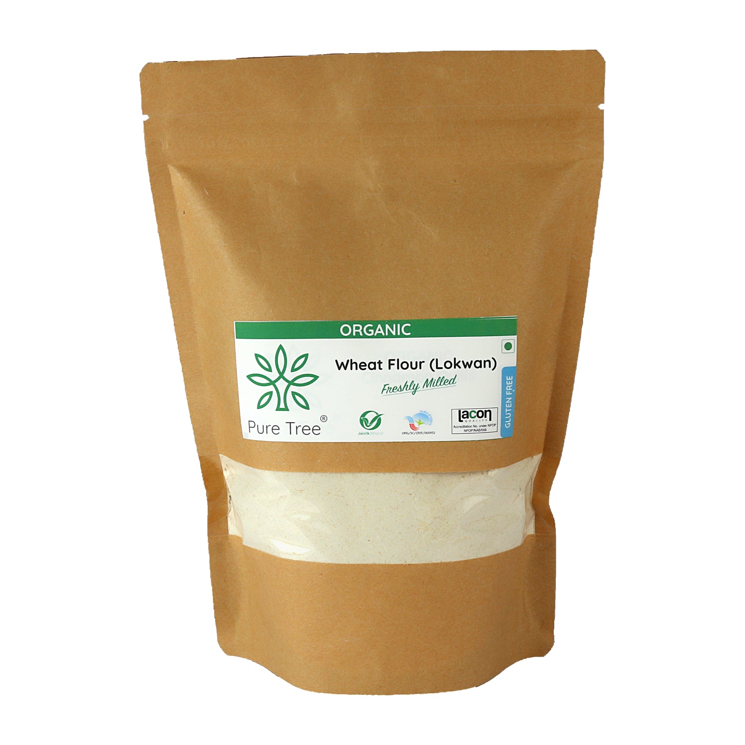 Certified Organic Wheat Lokwan Flour | Freshly Milled – Puretree Foods