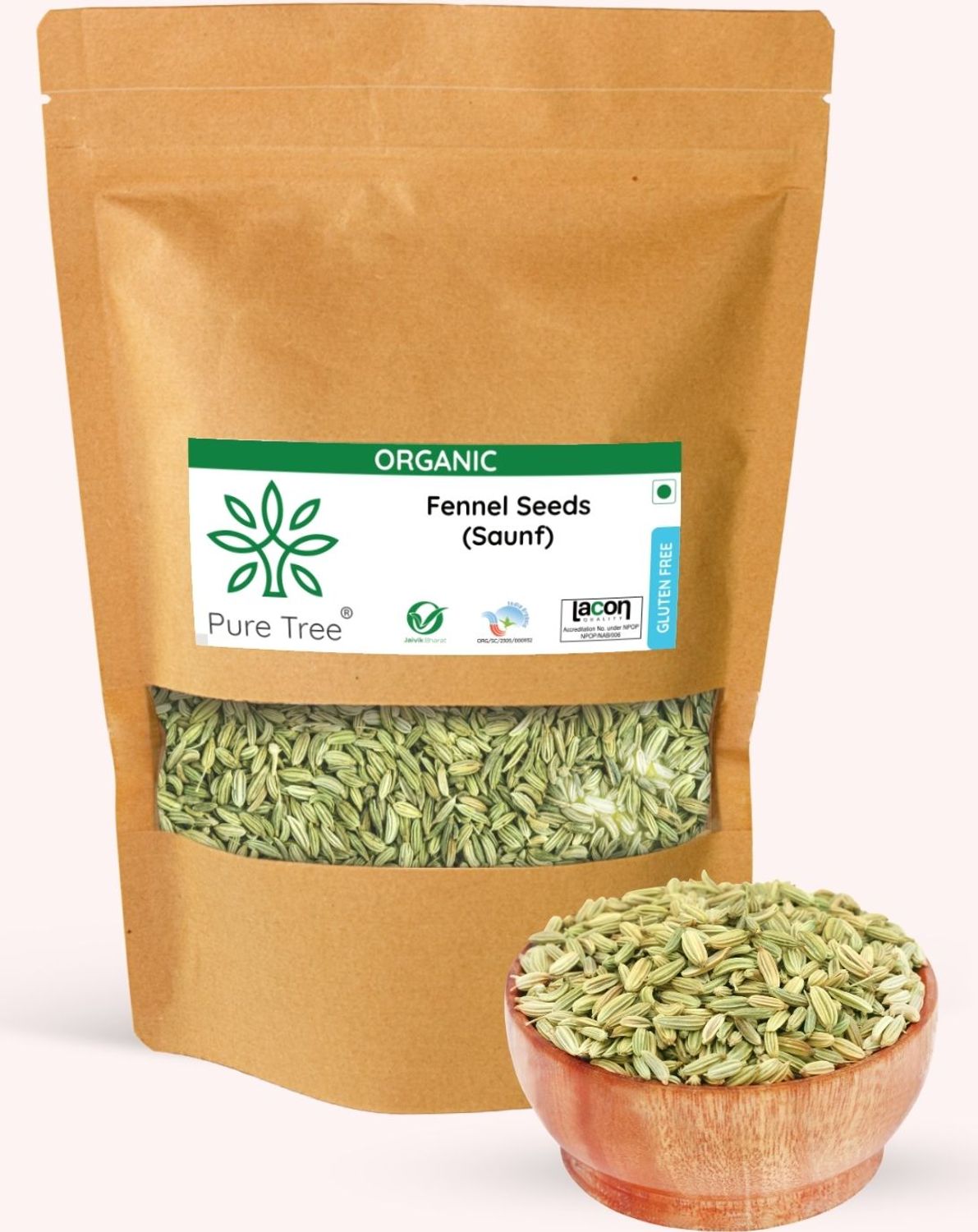 Certified Organic Fennel Seeds | Sabut Saunf – Puretree Foods